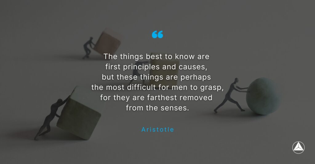 Thinking in first principles - QLX